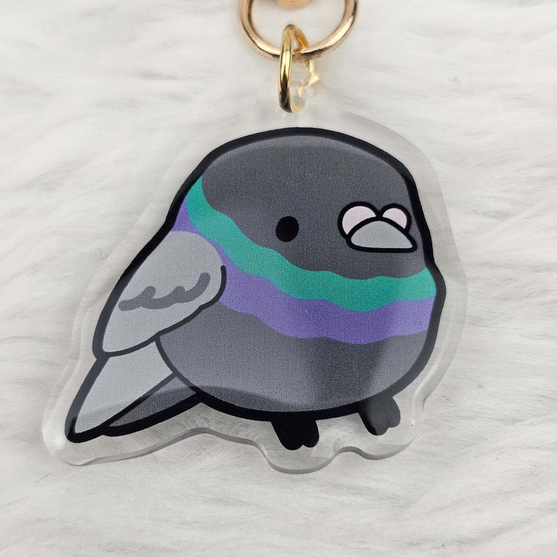 Pigeon Keychain/Charm – Pinstachiio