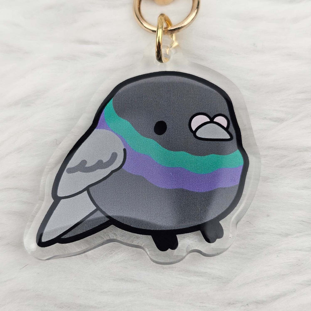 Pigeon Keychain/Charm – Pinstachiio